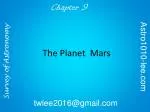 PPT - THE PLANET MARS PowerPoint Presentation, free download - ID:5289178