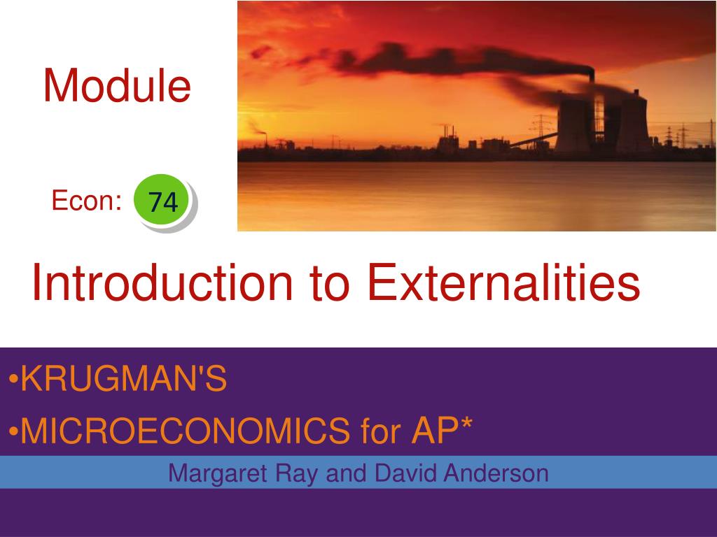 PPT - Introduction to Externalities PowerPoint Presentation, free ...