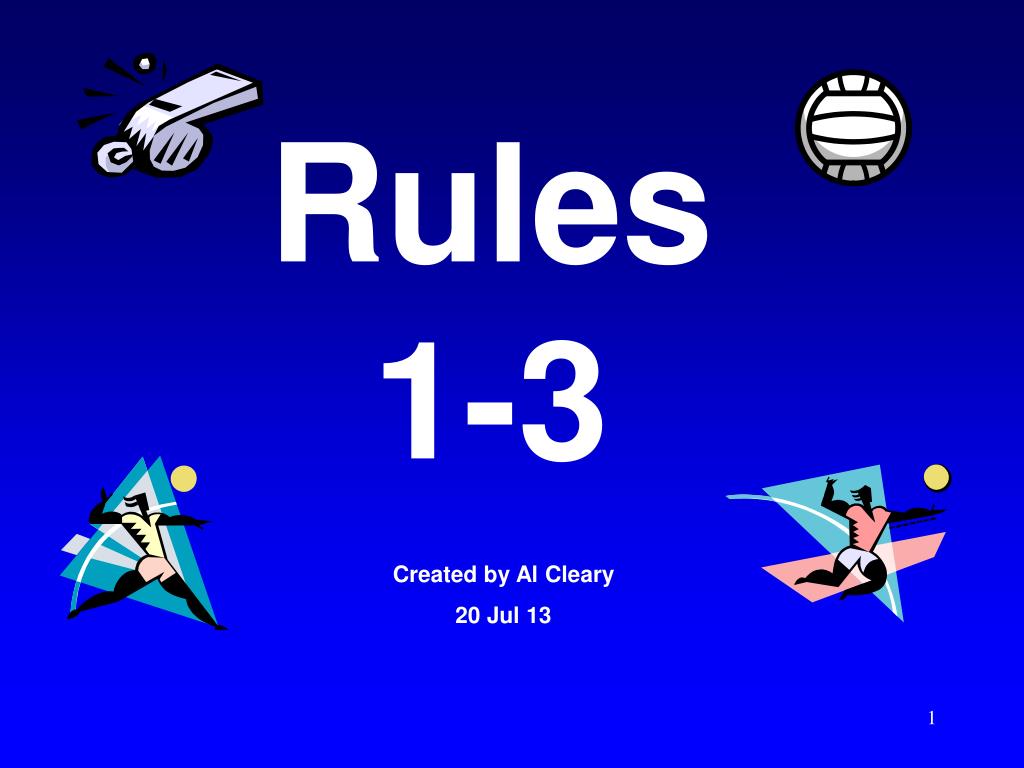 PPT - Rules 1-3 PowerPoint Presentation, free download - ID:1557485