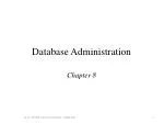 PPT - DATABASE ADMINISTRATION PowerPoint Presentation, free download ...