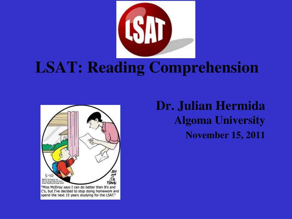 PPT - LSAT: Reading Comprehension PowerPoint Presentation, free ...