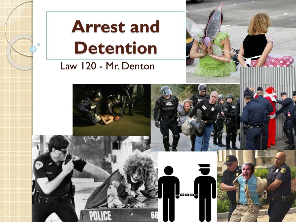 PPT - Arrest and Detention PowerPoint Presentation, free download - ID ...