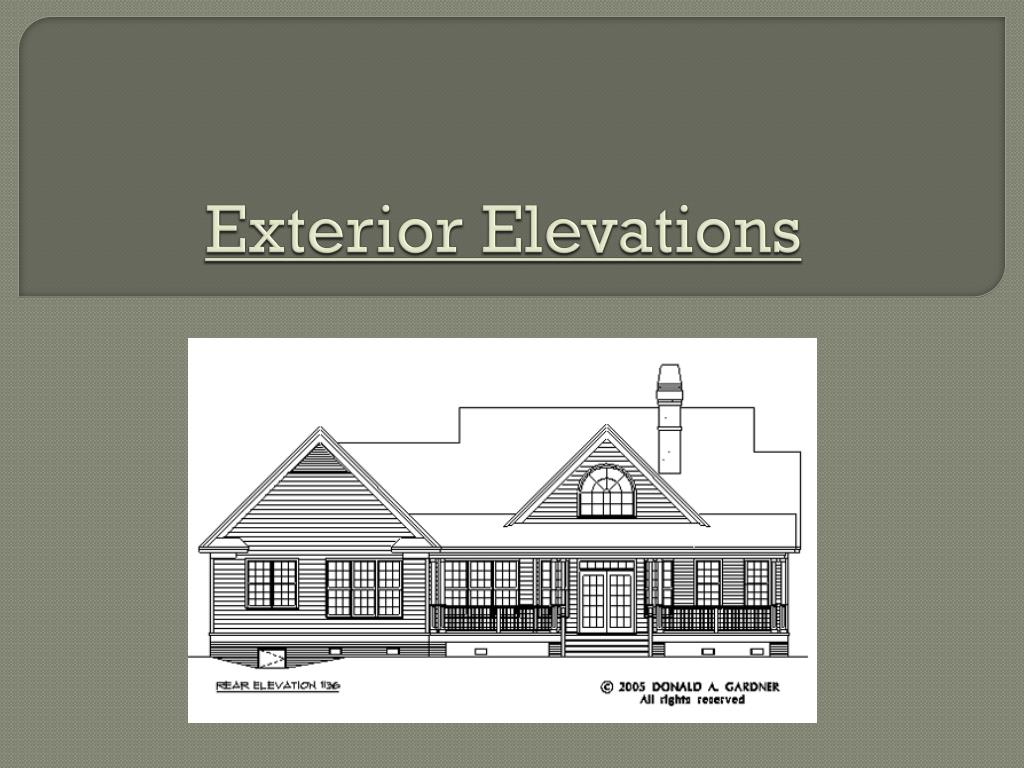 PPT - Exterior Elevations PowerPoint Presentation, free download - ID ...