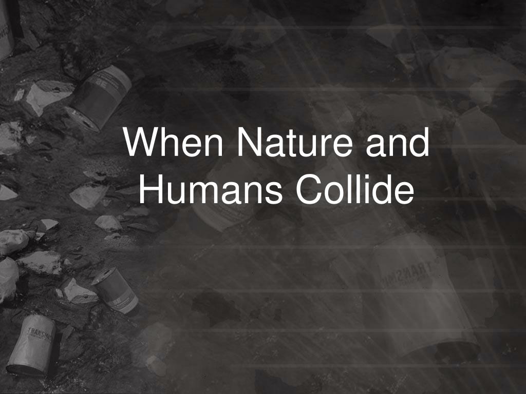 PPT - When Nature and Humans Collide PowerPoint Presentation, free ...
