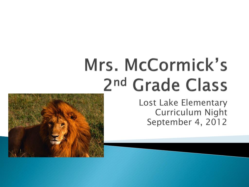PPT - Mrs. McCormick’s 2 nd Grade Class PowerPoint Presentation, free ...