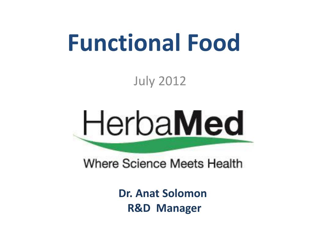 PPT - Functional Food PowerPoint Presentation, free download - ID:1563881