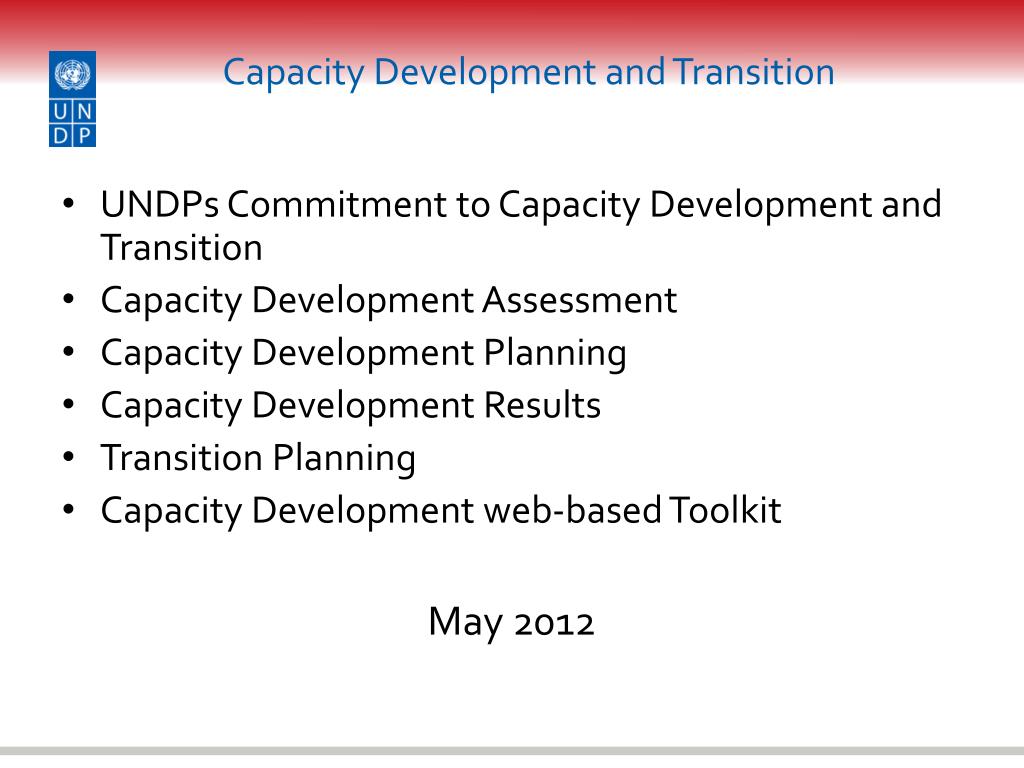 PPT - Capacity Development and Transition PowerPoint Presentation, free ...