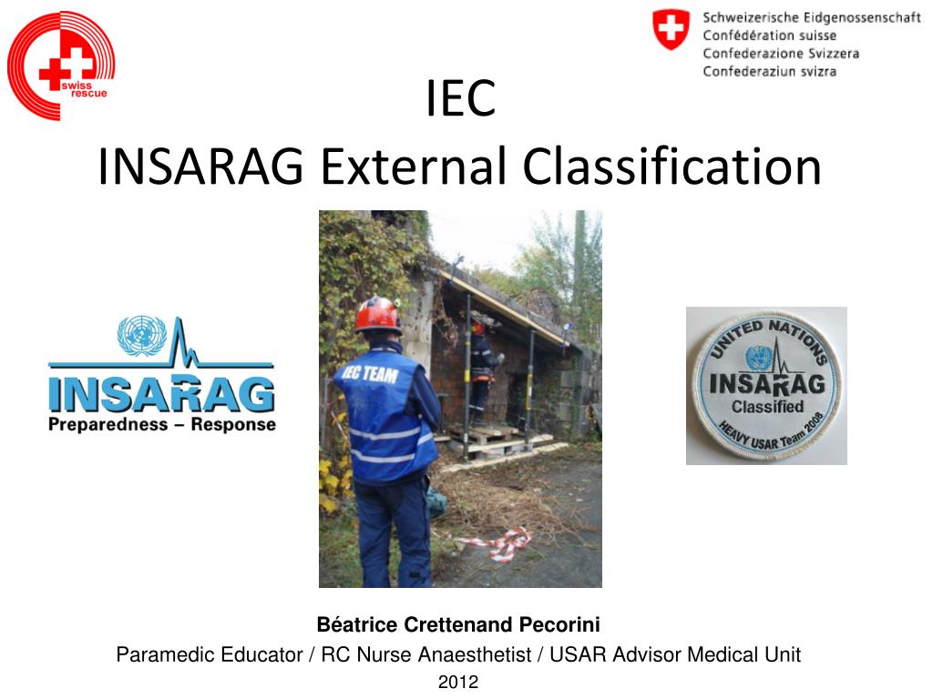 PPT - IEC INSARAG External Classification PowerPoint Presentation, free ...