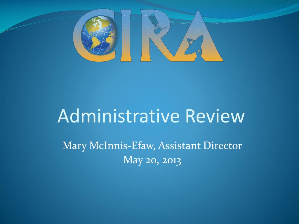 PPT - Administrative Review PowerPoint Presentation, free download - ID ...