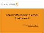 PPT - Capacity Planning in Client/Server Environments PowerPoint ...