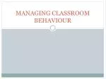 PPT - Classroom Behaviour Management PowerPoint Presentation, free ...