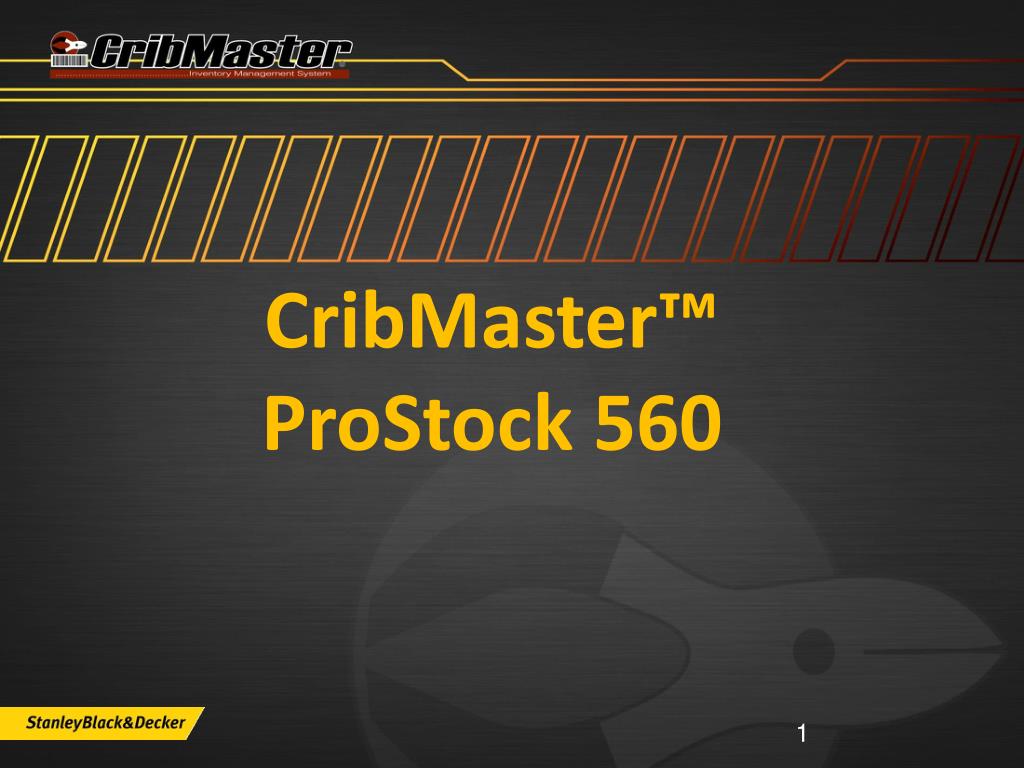 PPT - CribMaster™ ProStock 560 PowerPoint Presentation, free download ...
