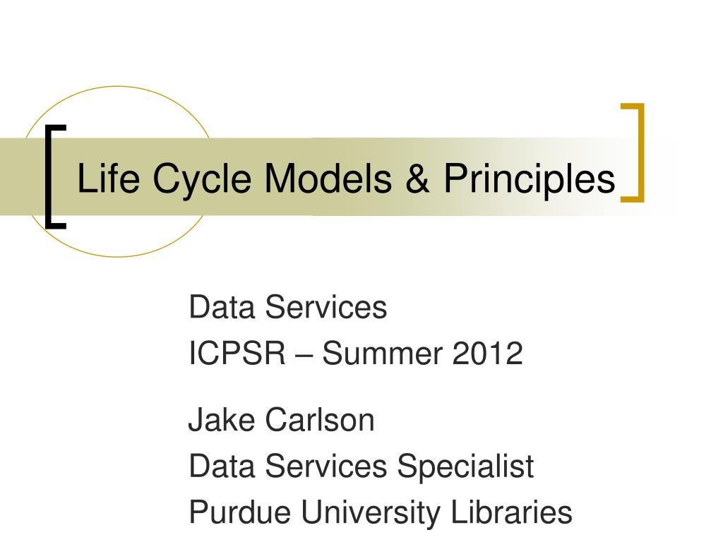 PPT - Life Cycle Models & Principles PowerPoint Presentation, free ...