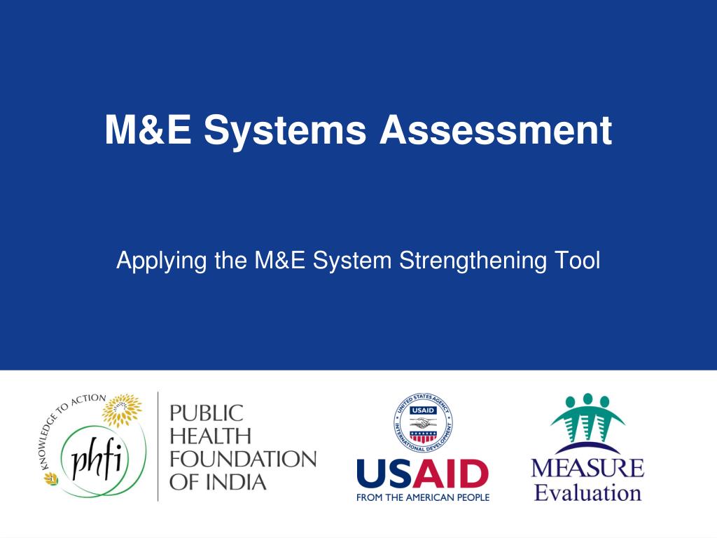 PPT - M&E Systems Assessment PowerPoint Presentation, free download ...
