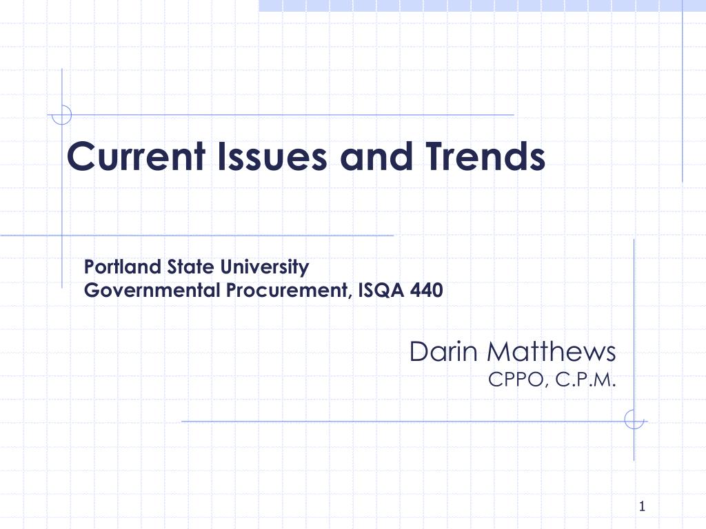 PPT - Current Issues and Trends PowerPoint Presentation, free download ...