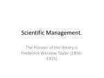 PPT - SCIENTIFIC MANAGEMENT PowerPoint Presentation, free download - ID ...