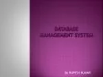 PPT - Advanced Database Management System PowerPoint Presentation, free ...