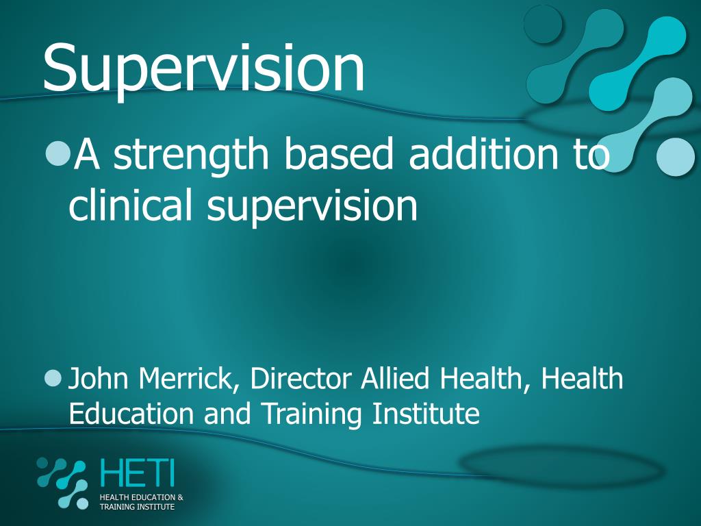 PPT - Supervision PowerPoint Presentation, free download - ID:1572167