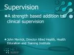PPT - Supervision PowerPoint Presentation, free download - ID:248504