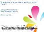 PPT - Food safety and quality PowerPoint Presentation, free download ...