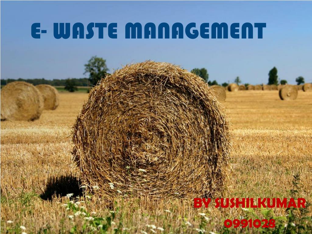 PPT - E- WASTE MANAGEMENT PowerPoint Presentation, free download - ID ...