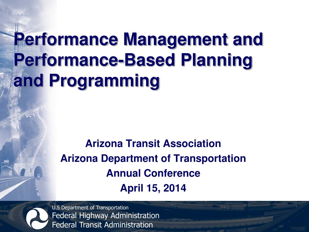 PPT - Performance Management and Performance-Based Planning and ...