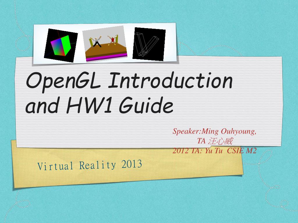 PPT - OpenGL Introduction and HW1 Guide PowerPoint Presentation, free ...