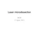 PPT - Laser capture microdissection and proteomics PowerPoint ...
