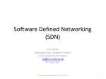 PPT - Software Defined Networking (SDN) PowerPoint Presentation, free ...
