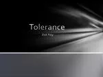 PPT - Tolerance as a Guiding Principle PowerPoint Presentation, free ...