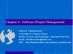 PPT - Chapter 4 .1 Software Project Planning PowerPoint Presentation ...