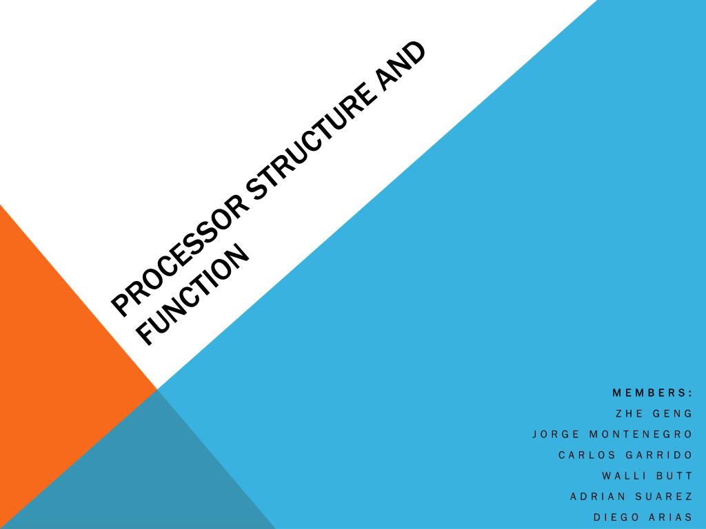Ppt Processor Structure And Function Powerpoint Presentation Free