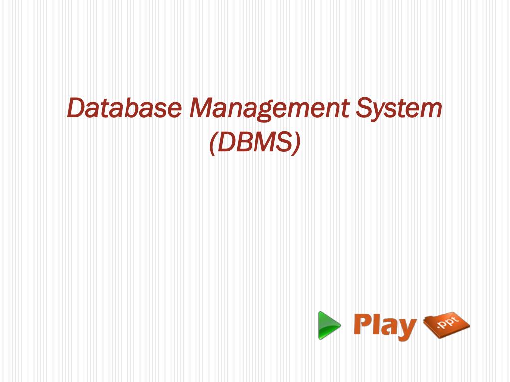 PPT - Database Management System (DBMS) PowerPoint Presentation, free ...
