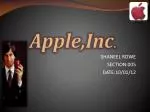 PPT - Apple Inc. PowerPoint Presentation, free download - ID:5713198