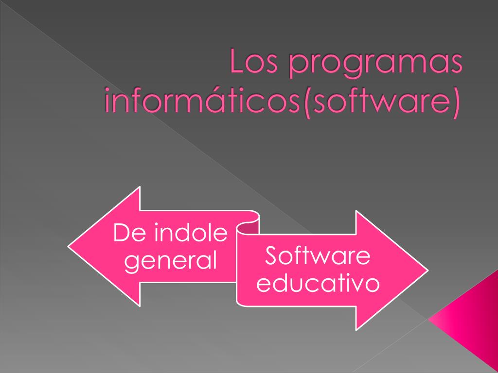 PPT - Los programas informáticos (software) PowerPoint Presentation ...