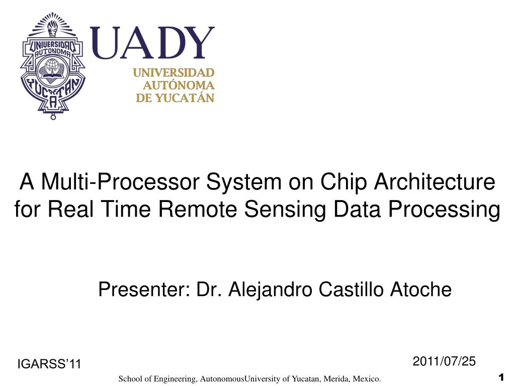 PPT - A Multi-Processor System on Chip Architecture for Real Time ...