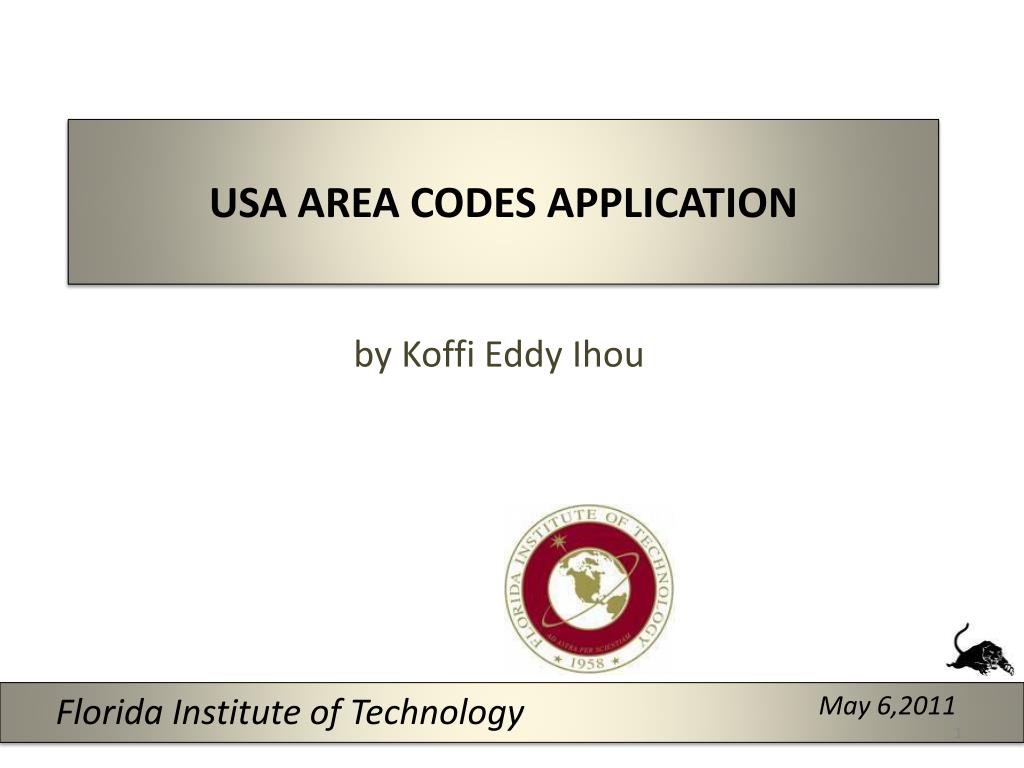 PPT - USA AREA CODES APPLICATION PowerPoint Presentation, free download ...