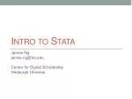 PPT - INTRODUCTION TO STATA PowerPoint Presentation, free download - ID ...