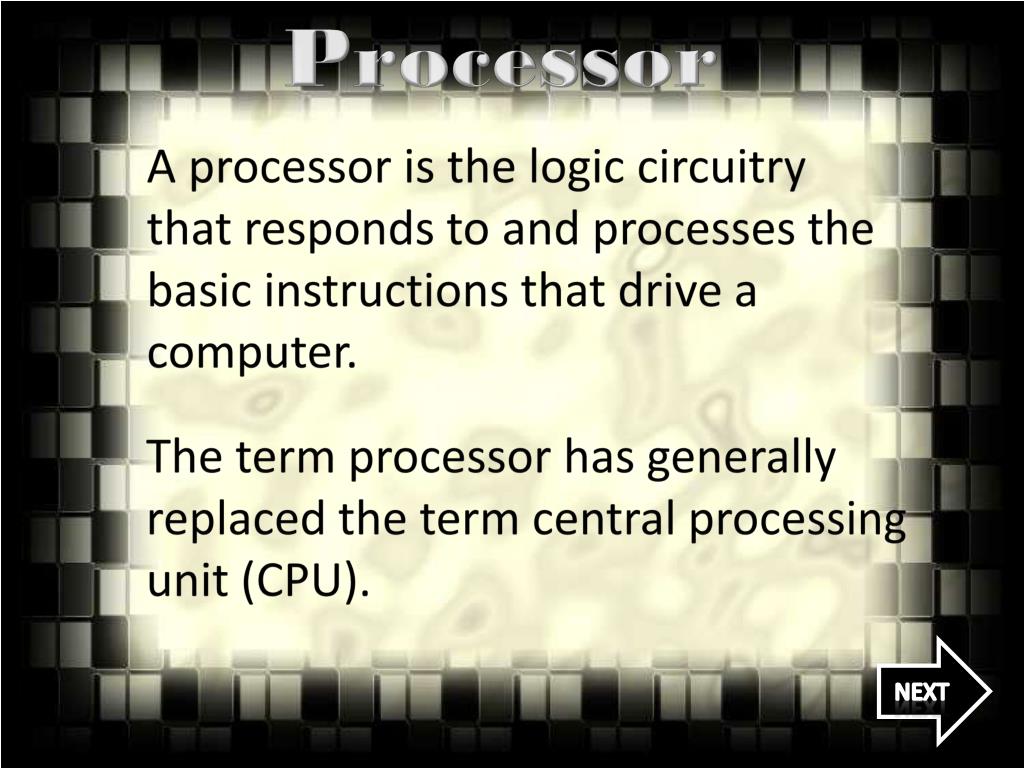 PPT - Processor PowerPoint Presentation, free download - ID:1579673