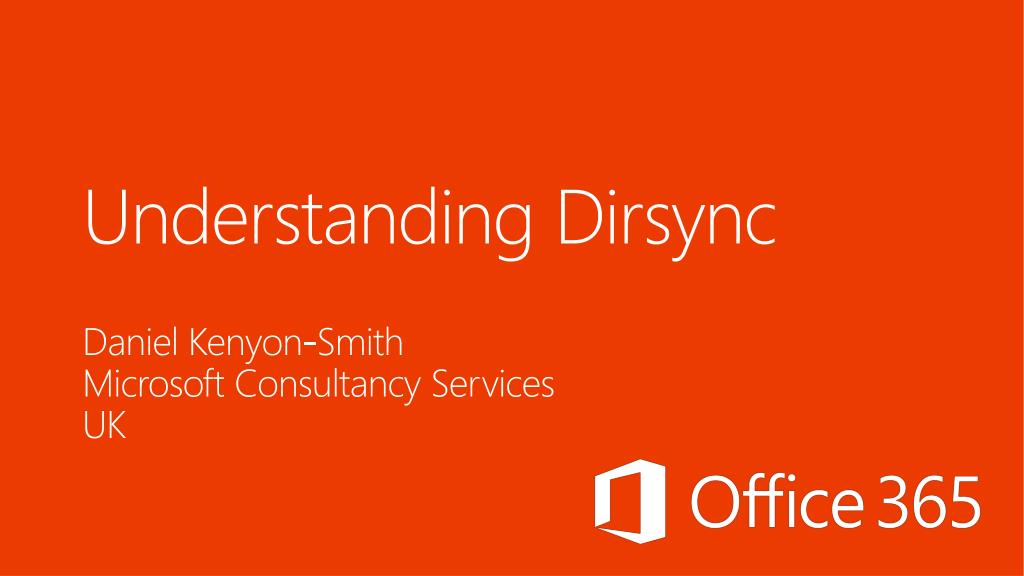 PPT - Understanding Dirsync PowerPoint Presentation, free download - ID ...