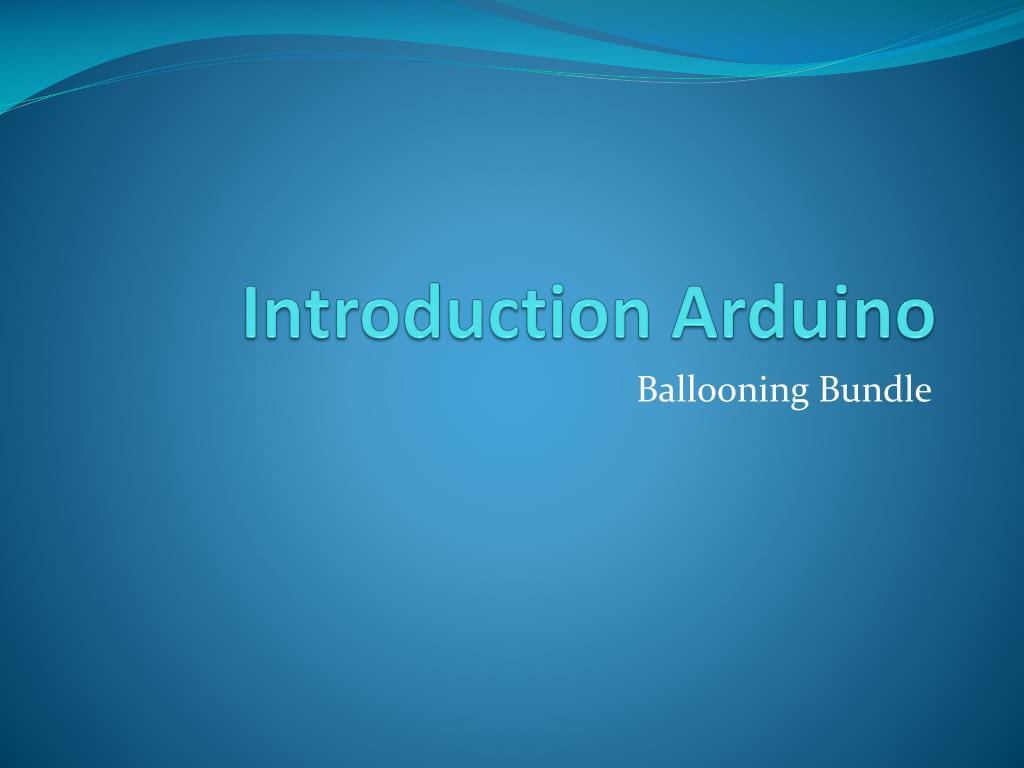 PPT - Introduction Arduino PowerPoint Presentation, free download - ID ...
