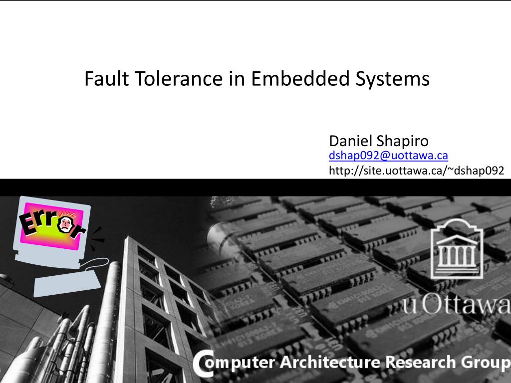 PPT - Fault Tolerance in Embedded Systems PowerPoint Presentation, free ...