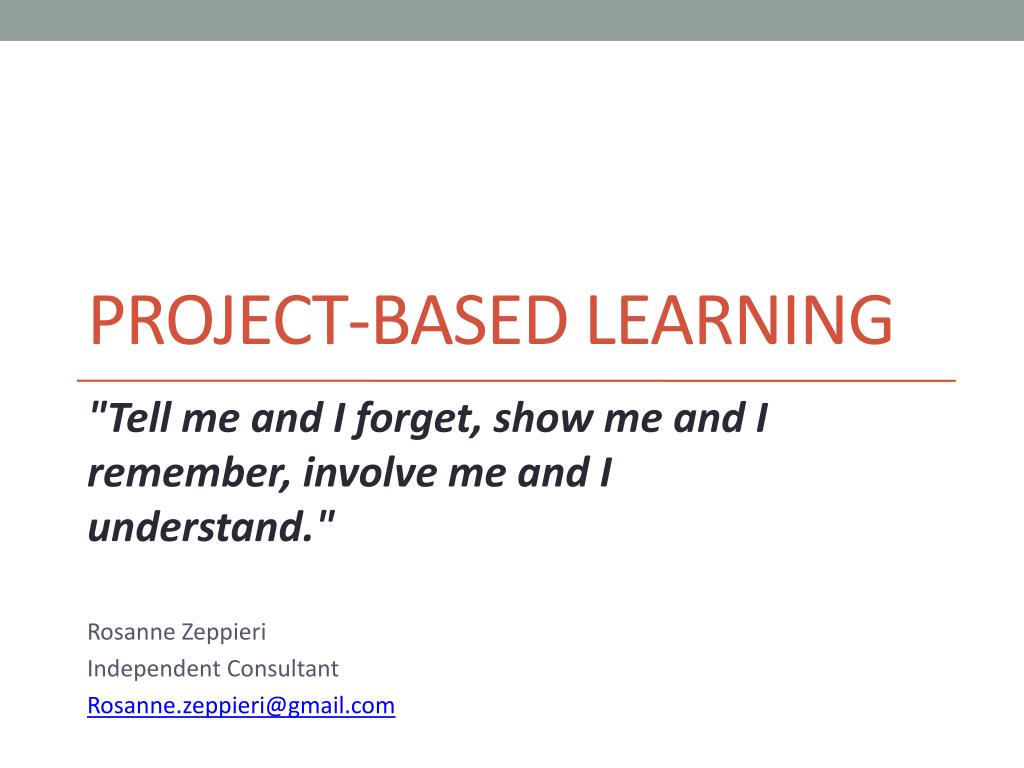 PPT - Project-Based Learning PowerPoint Presentation, free download ...