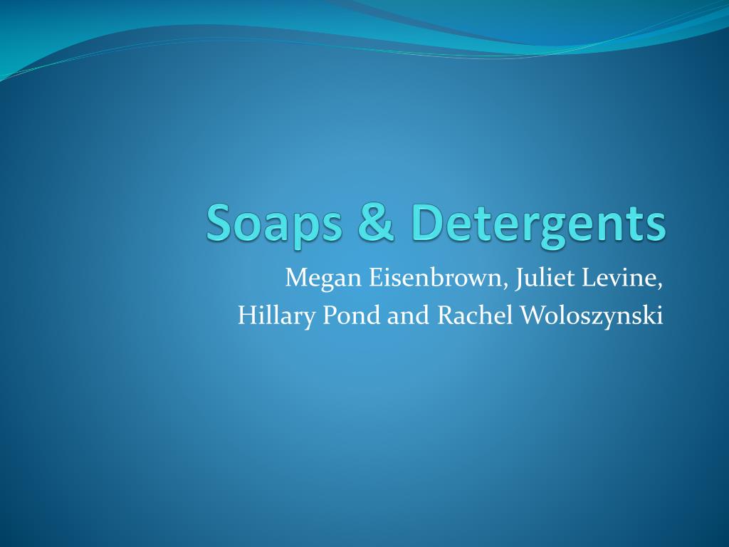 PPT - Soaps & Detergents PowerPoint Presentation, free download - ID:1581877