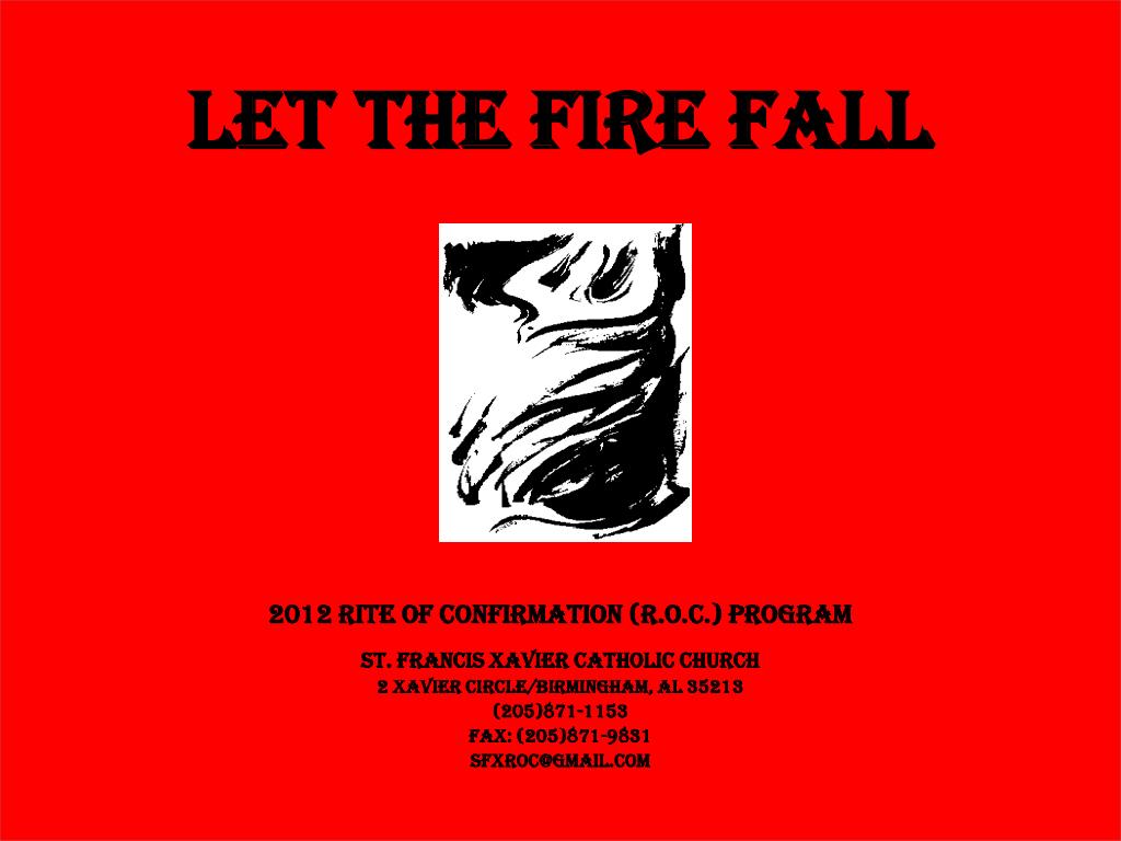 PPT - Let the fire fall PowerPoint Presentation, free download - ID:1582752