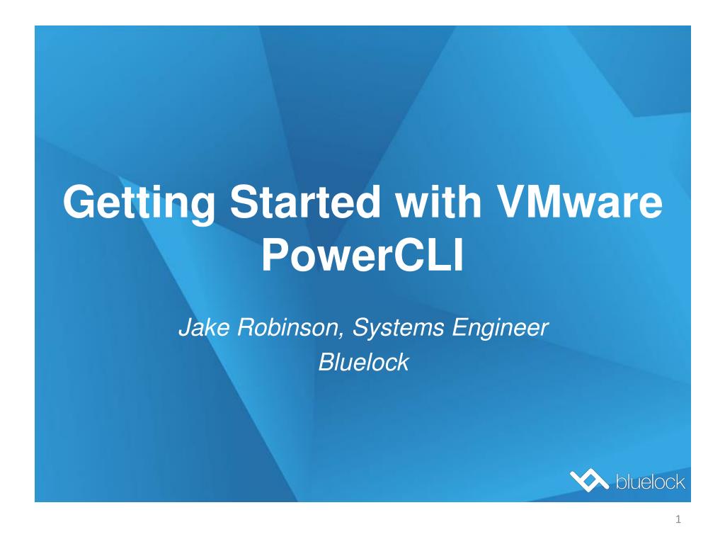 PPT - Getting Started with VMware PowerCLI PowerPoint Presentation, free download - ID:1583176