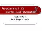 PPT - Inheritance in C++ PowerPoint Presentation, free download - ID:4482667