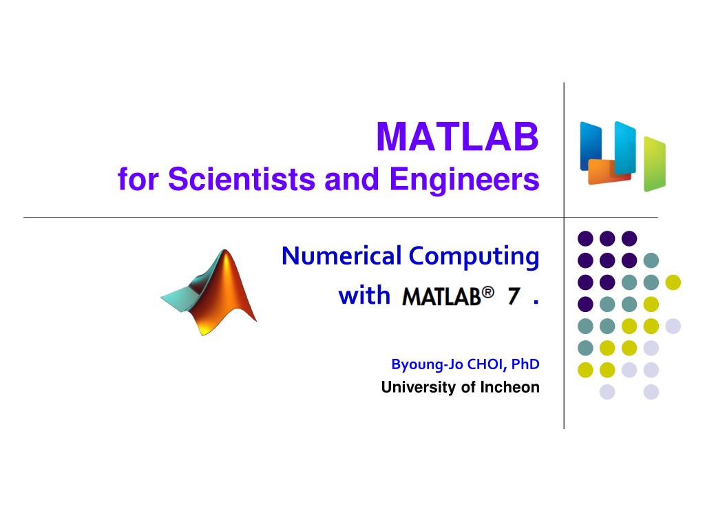 PPT - MATLAB for Scientists and Engineers PowerPoint Presentation, free ...