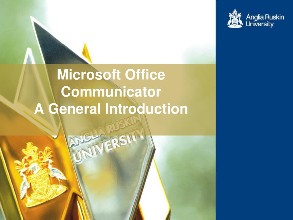 PPT - Microsoft Office Communicator A General Introduction PowerPoint ...