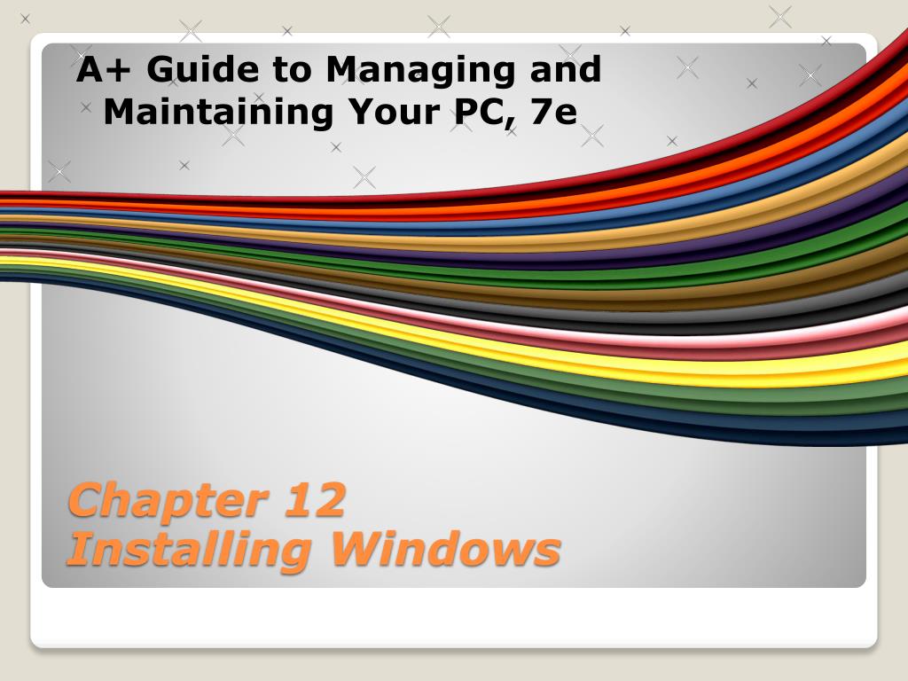 PPT - Chapter 12 Installing Windows PowerPoint Presentation, free download - ID:1583490